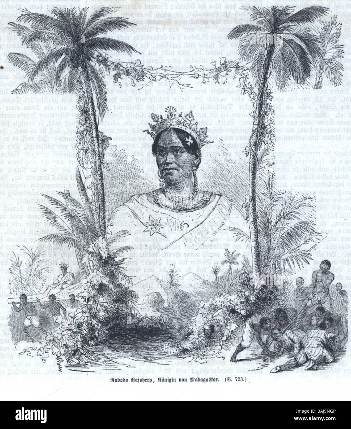 Rasoherina, Queen of Madagascar, was crowned in 1863. Known for her ...
