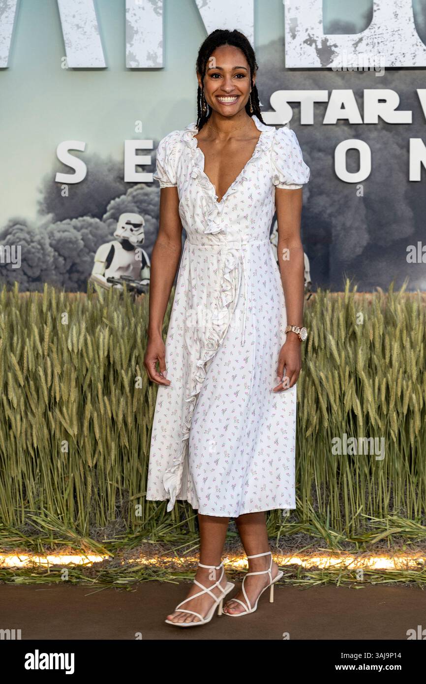 London, UK. 10 April 2025. Natalie Simpson, actor, attends the UK ...