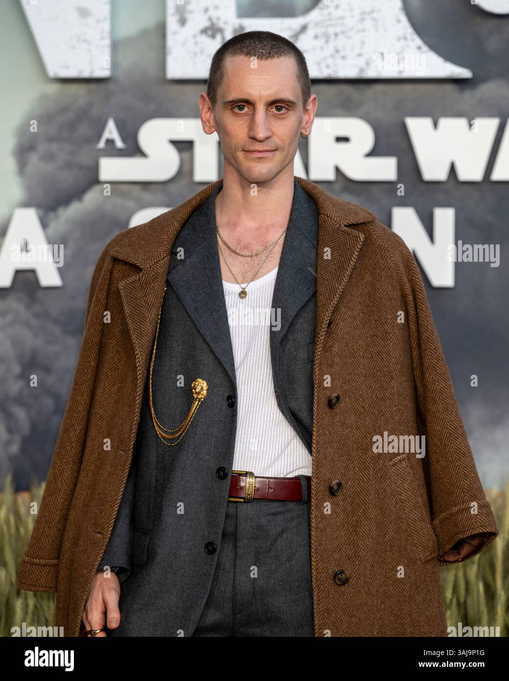 London, UK. 10 April 2025. Jacob James Beswick, cast member, attends ...