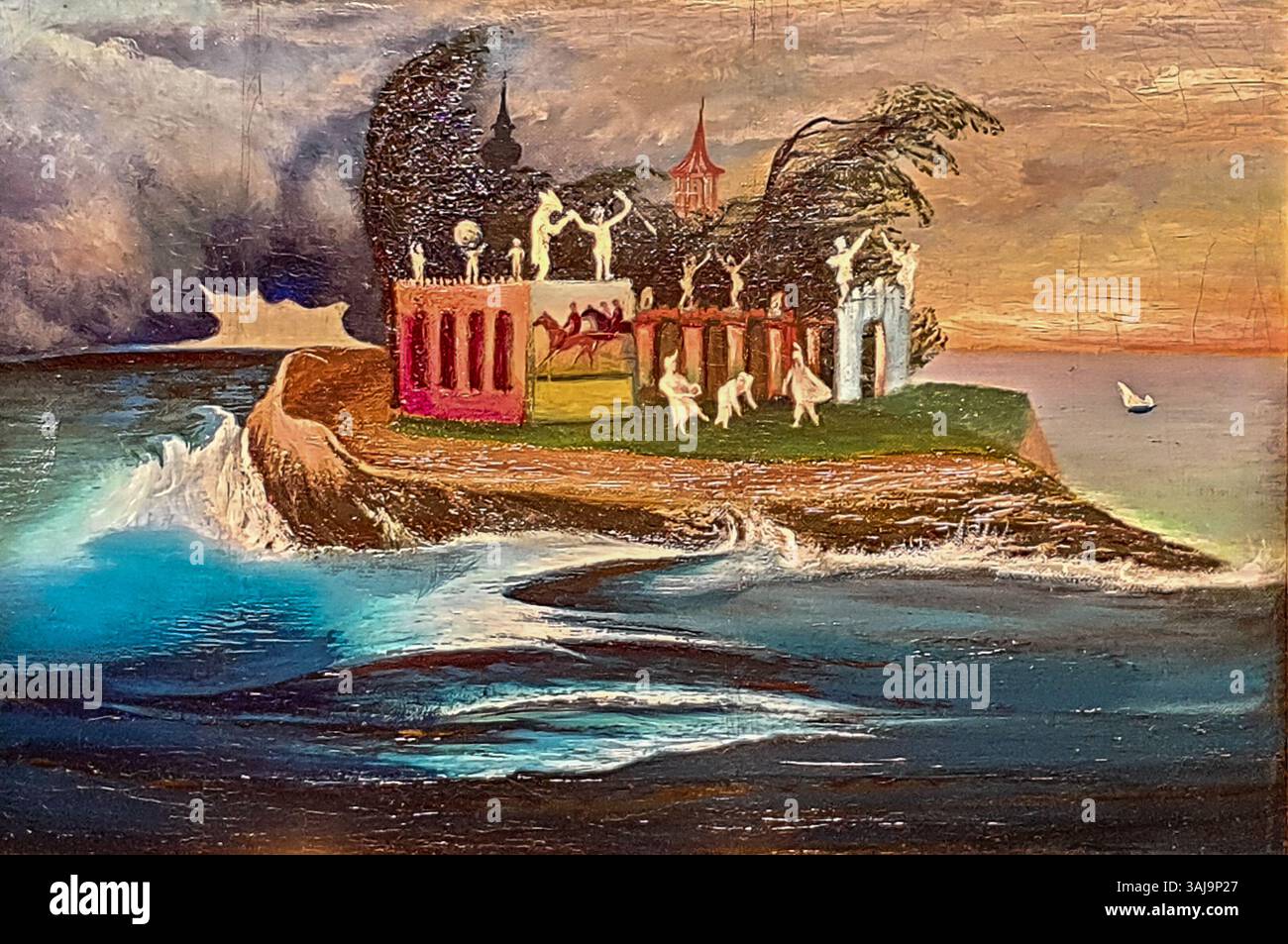 The painting 'Mysterious Island' by Tivadar Csontváry Kosztka ...