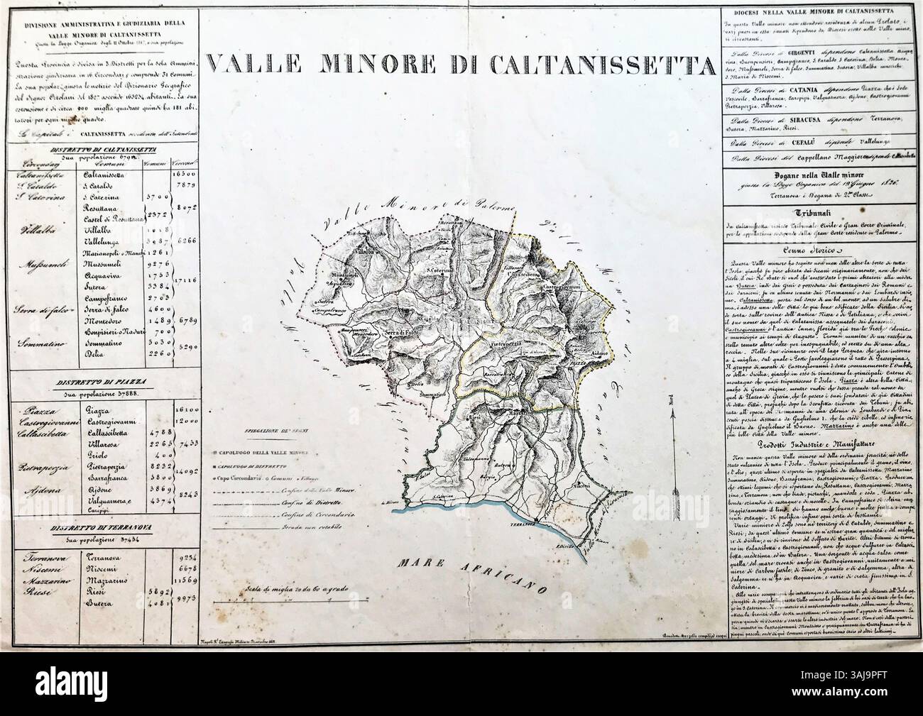 Regno delle due sicilie map hi-res stock photography and images - Alamy