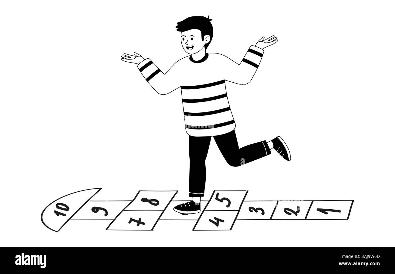 Enjoying the afternoon Stock Vector Images - Alamy