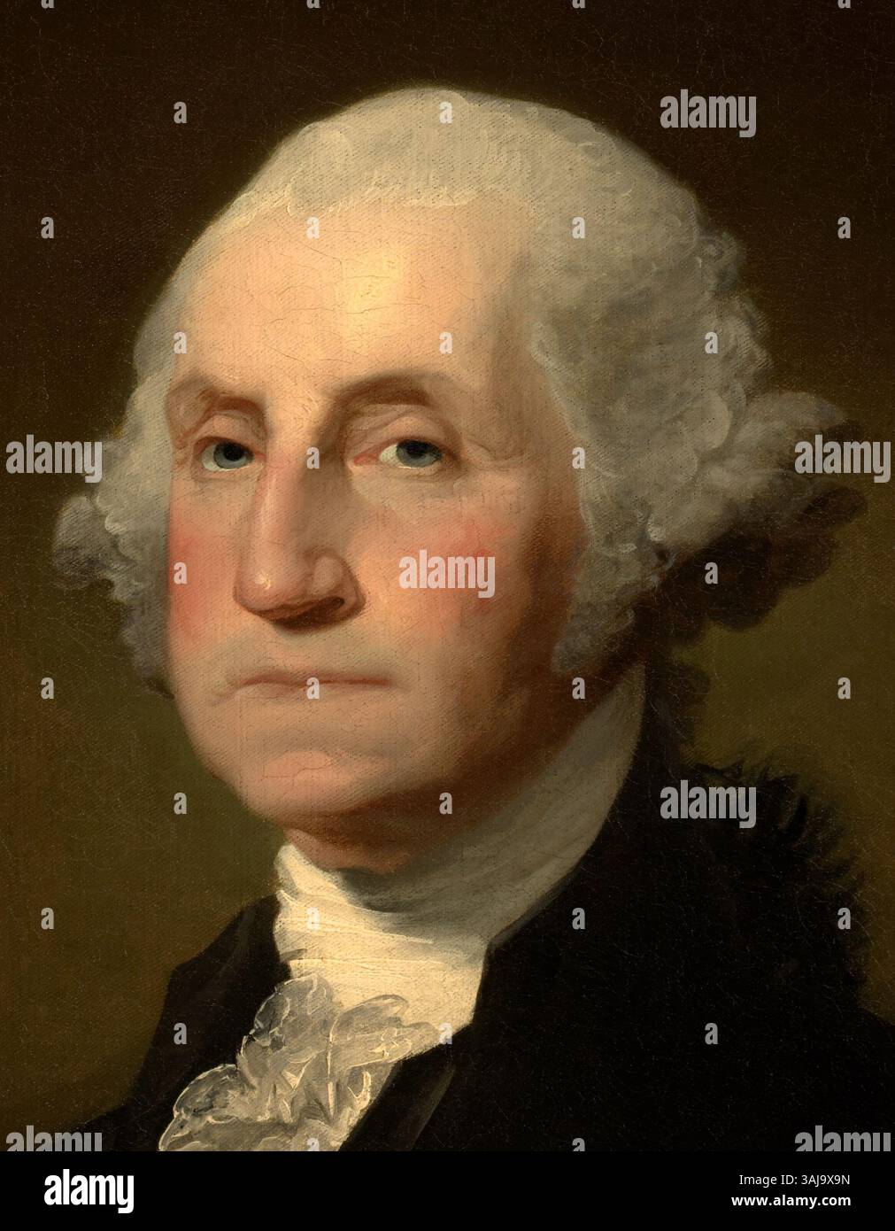 This portrait of George Washington was created by Gilbert Stuart in ...