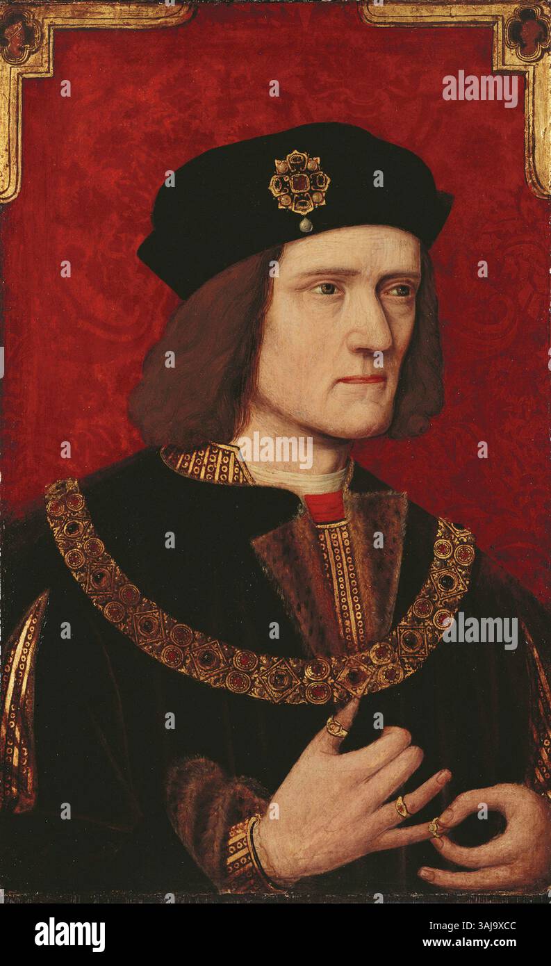 Portrait of Richard III (1452-1485), painted by the British School in ...