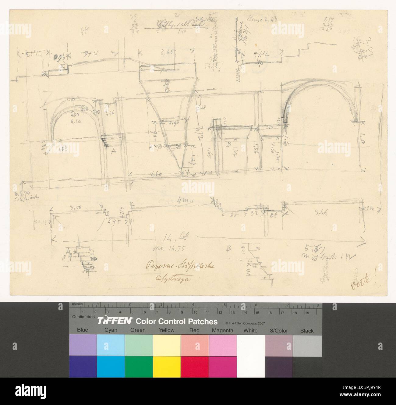 This artwork by Johann Rudolf Rahn depicts the St. Peter and Paul ...