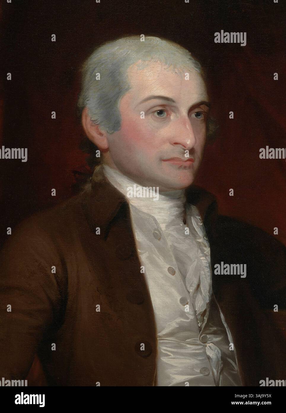 Gilbert Stuart’s portrait of John Jay, an American statesman and ...