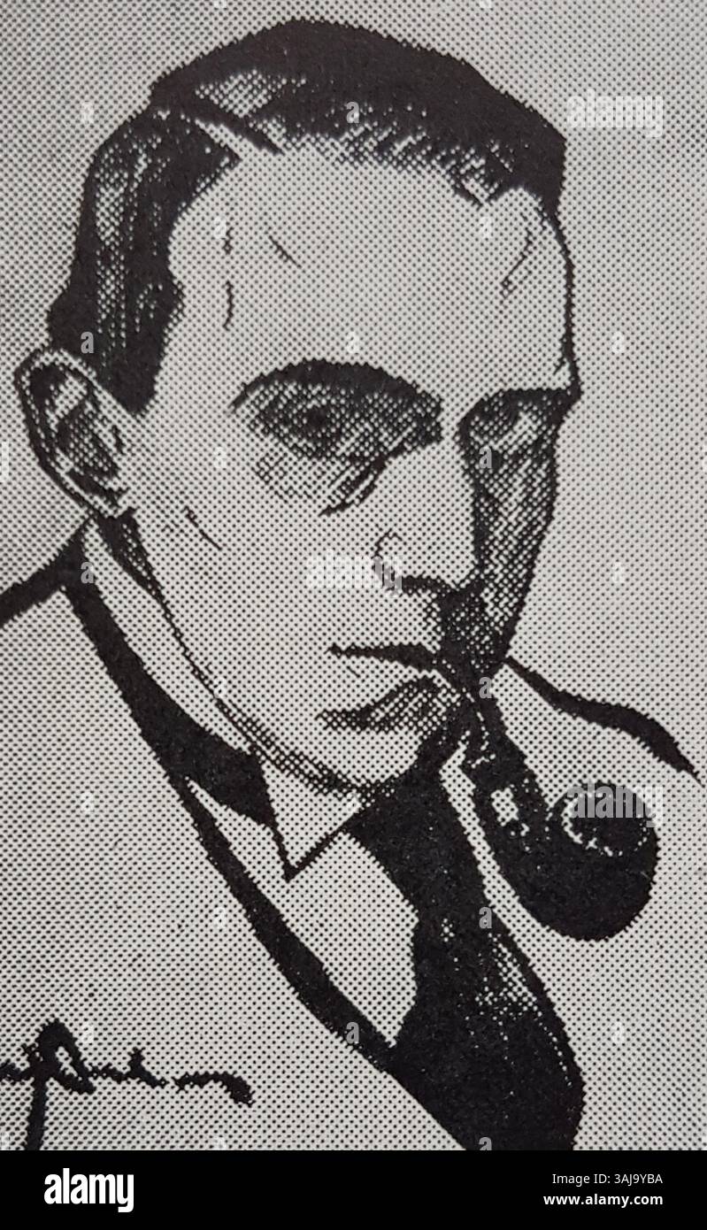 Jonas Malm, depicted by an unknown artist around 1910, is shown in a photographed portrait from ...