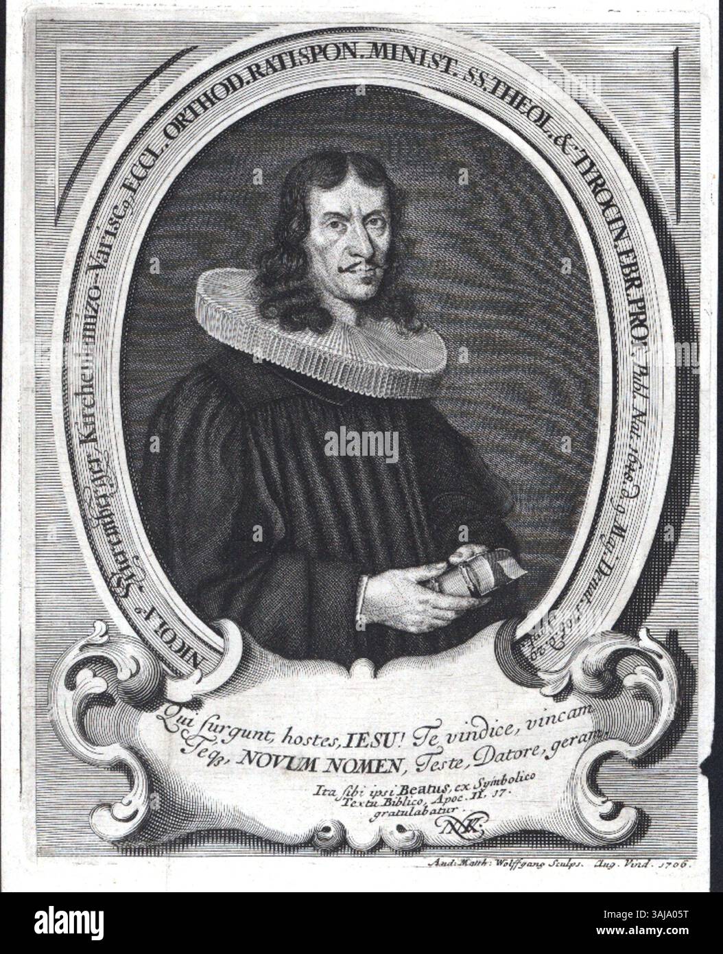 Nicolaus Nieremberger (Wolfgang), a German artist from the 17th century ...