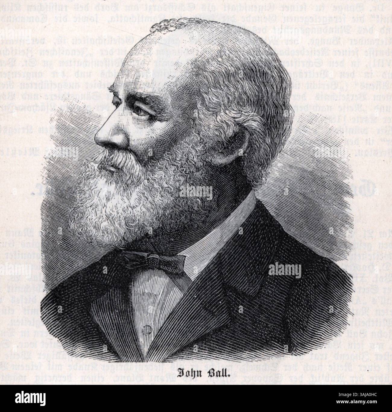 The 1891 portrait of John Ball, a politician born in 1818, reflects the ...