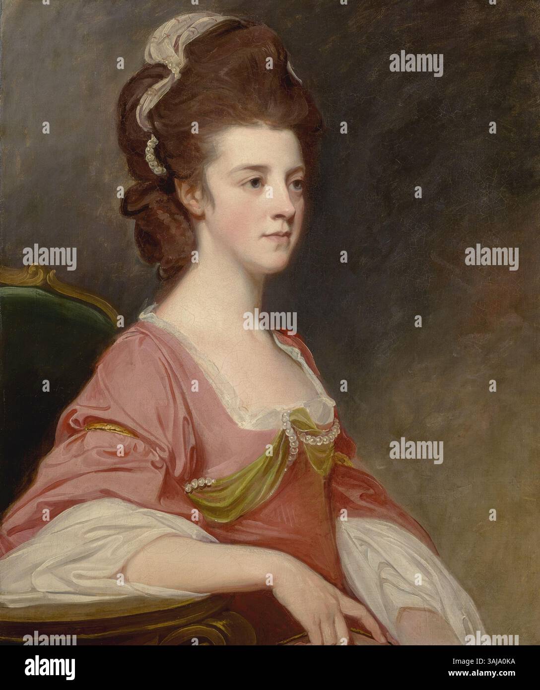 This portrait by George Romney (1734-1802) shows Ann Baldwin, the wife ...