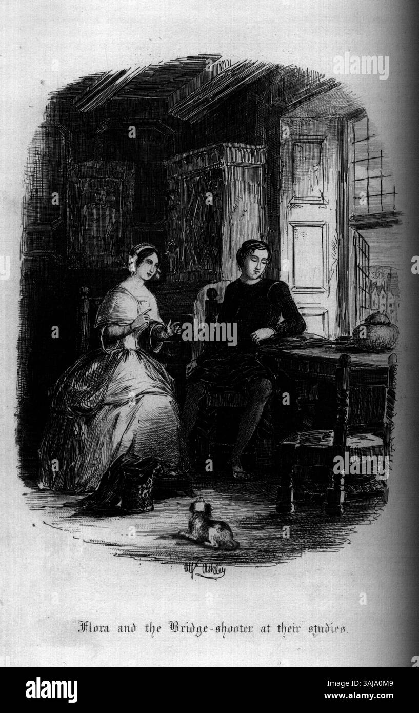 Illustration from 'Old London Bridge, a Romance of the Sixteenth ...