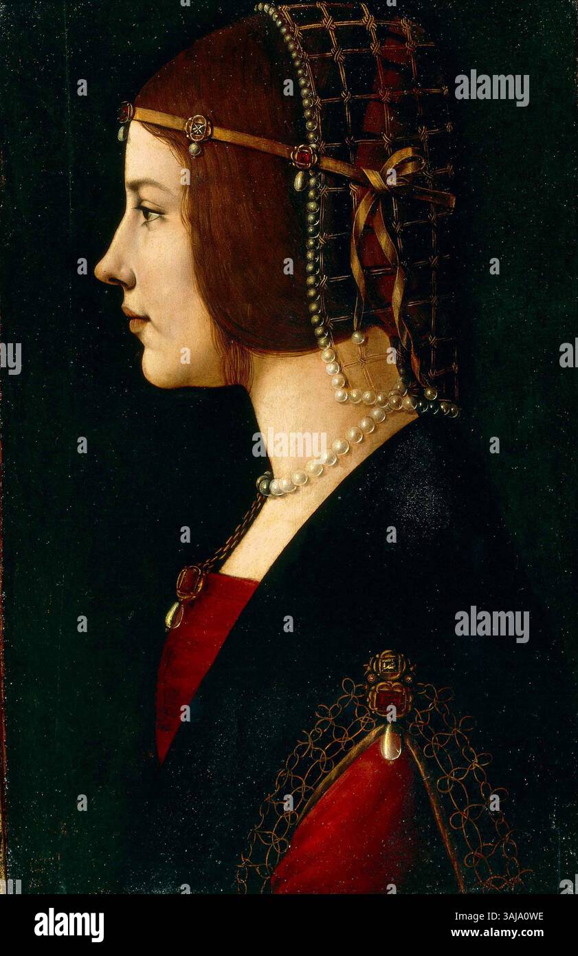 This portrait by Giovanni Ambrogio de Predis, created circa 1490 ...