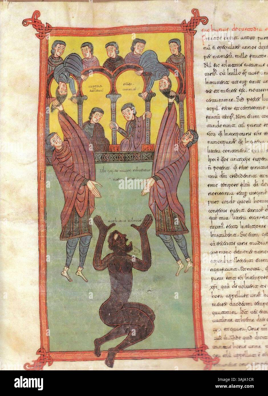 This illustration from the *Beatus of Burgo de Osma*, made around 1086 ...