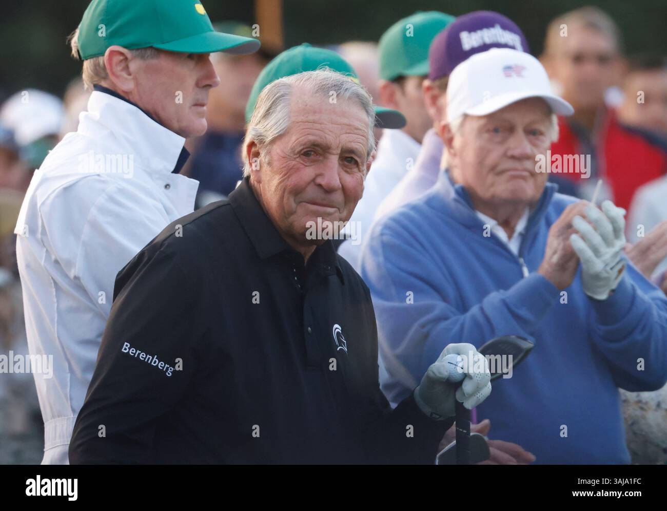 Augusta, United States. 10th Apr, 2025. Honorary starter Gary Player ...