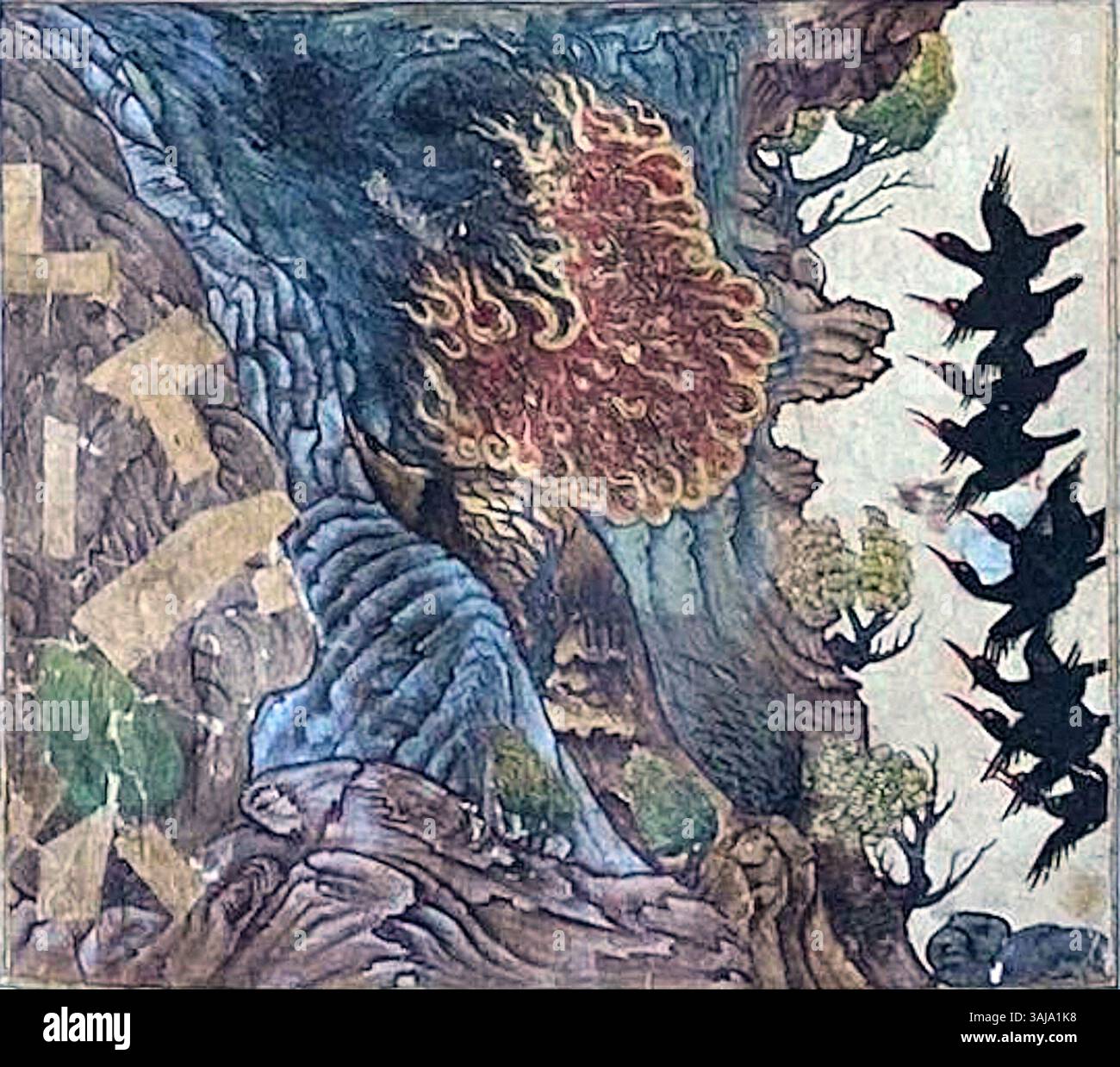 This illustration from the 14th-century manuscript of 'Kalila and Dimna ...