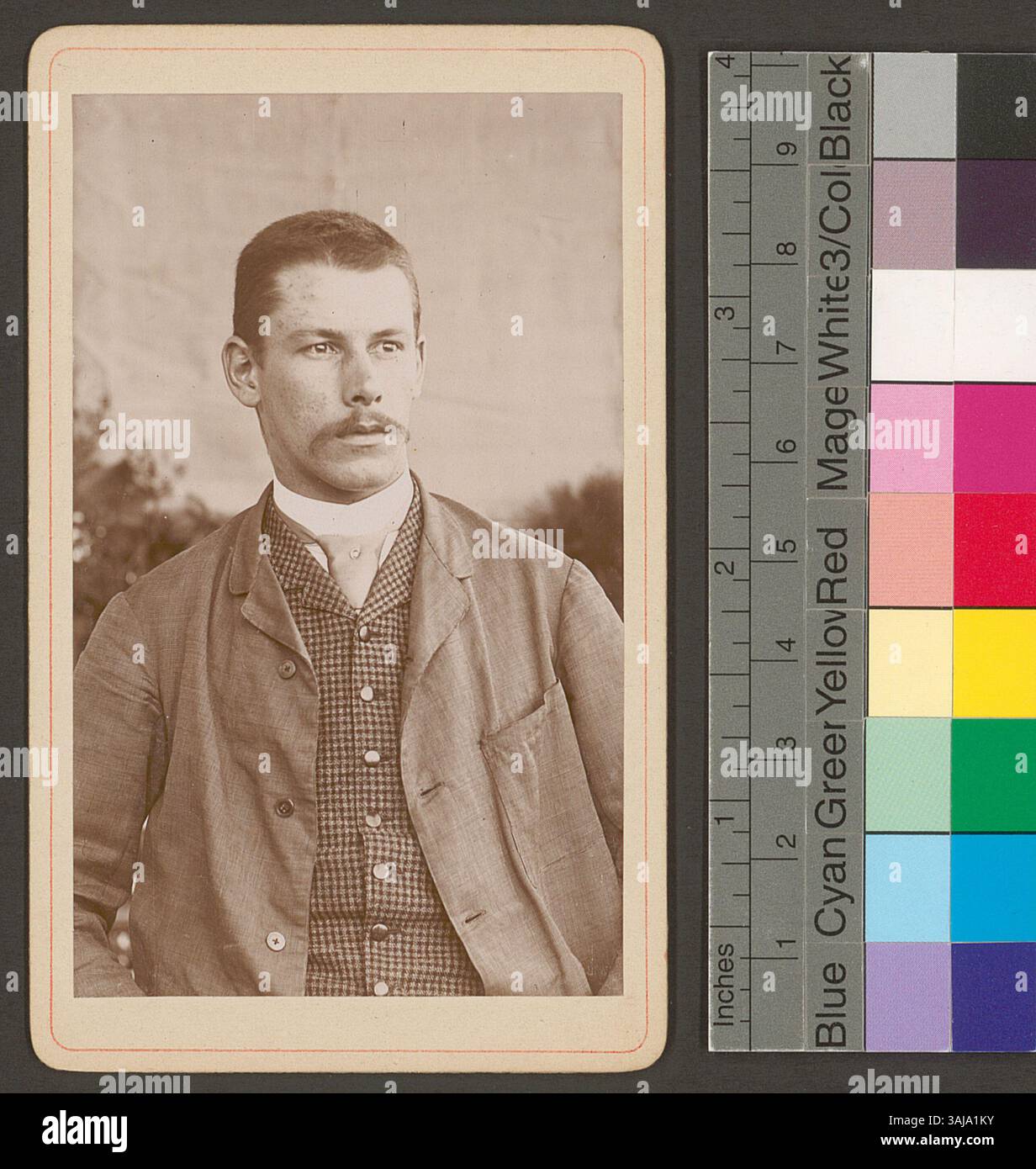 A 1892 photograph of Robert Breitinger, offering a glimpse of his ...