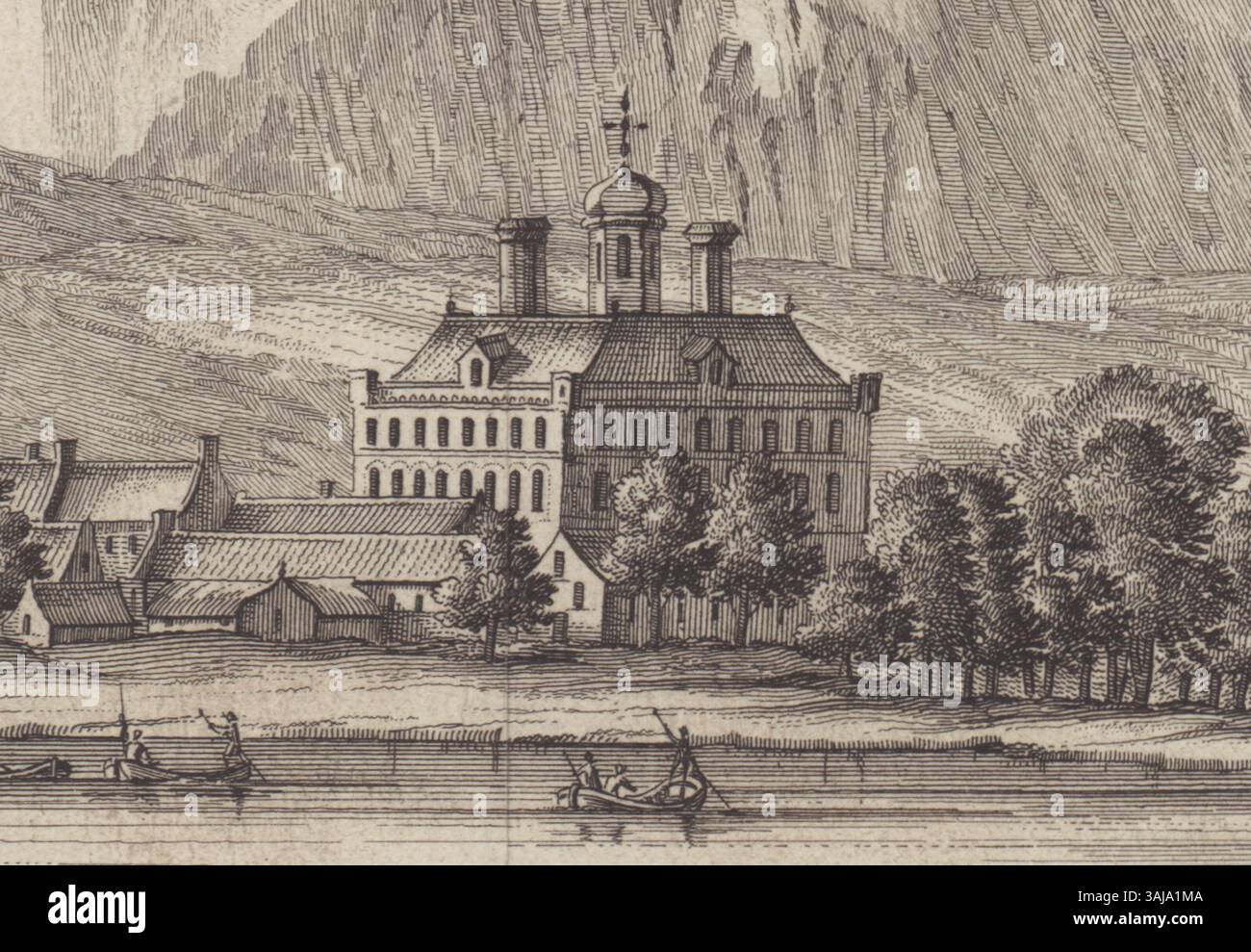 This engraving by John Slezer, circa 1693, shows a detailed view of Old ...