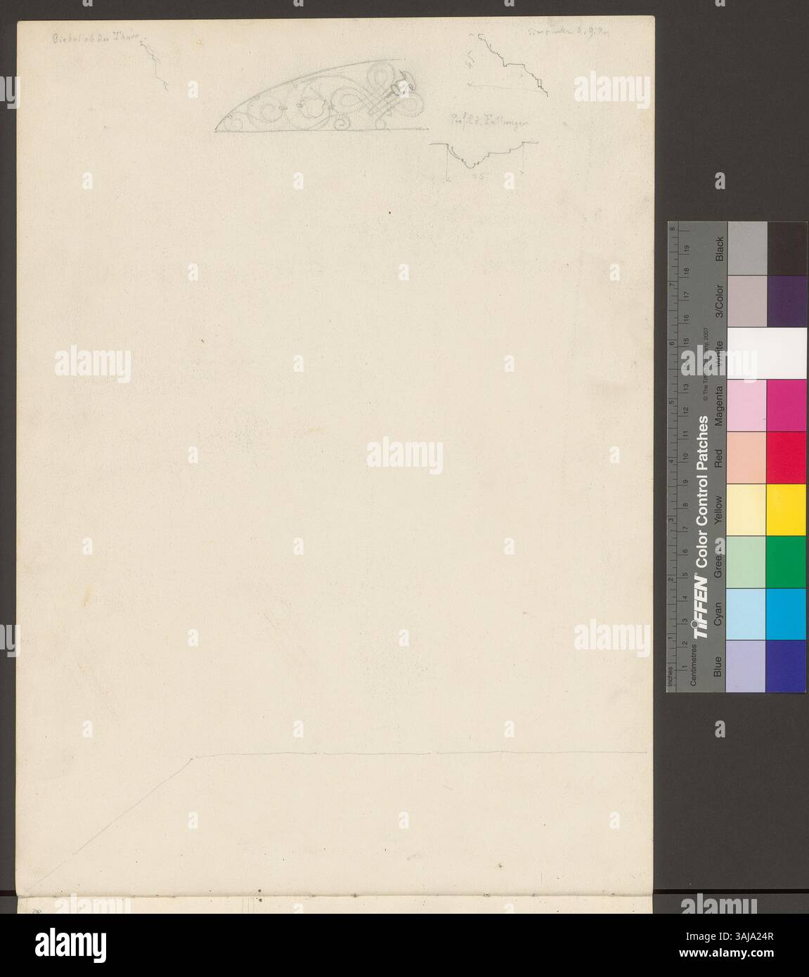 This detailed drawing by Caspar Conrad Ulrich from 1871 illustrates the ...