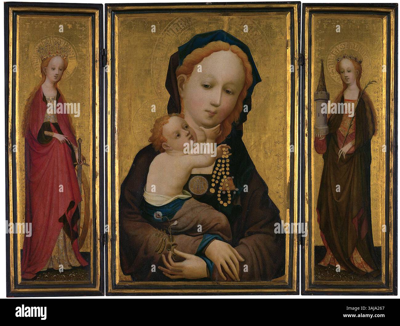 The 'Madonna with the Pea-Blossom,' attributed to the Master of Saint ...