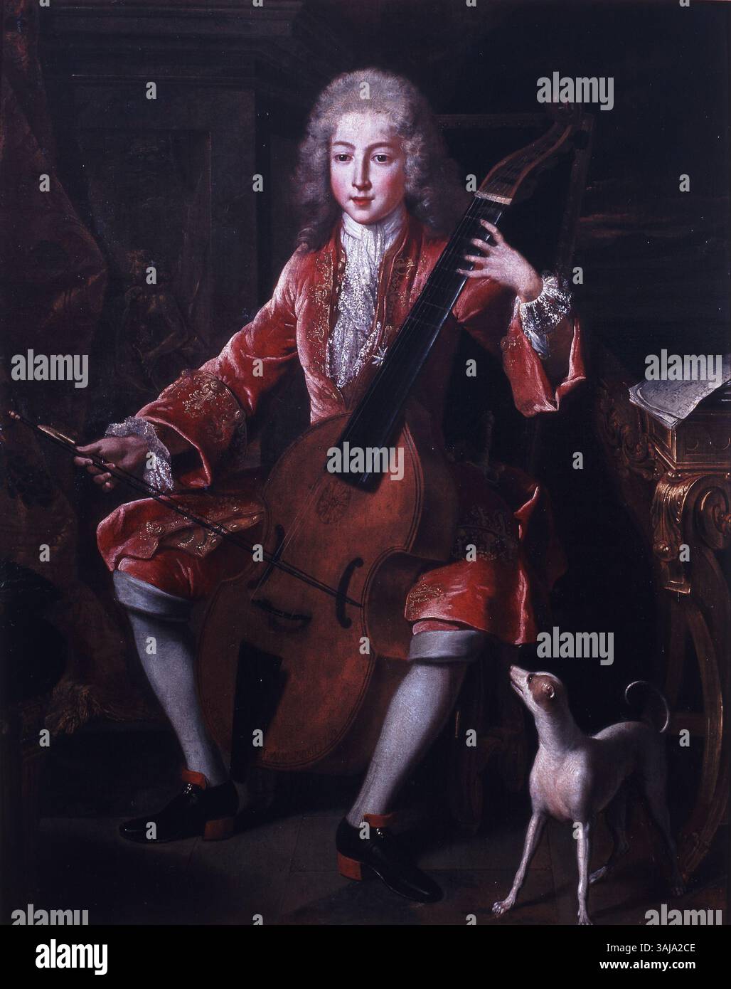 Portrait of Maximilien-Emmanuel, Chevalier de Bavière, painted by Louis ...