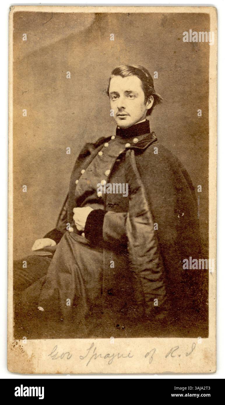 A photograph of William Sprague IV, taken between 1861 and 1865 ...