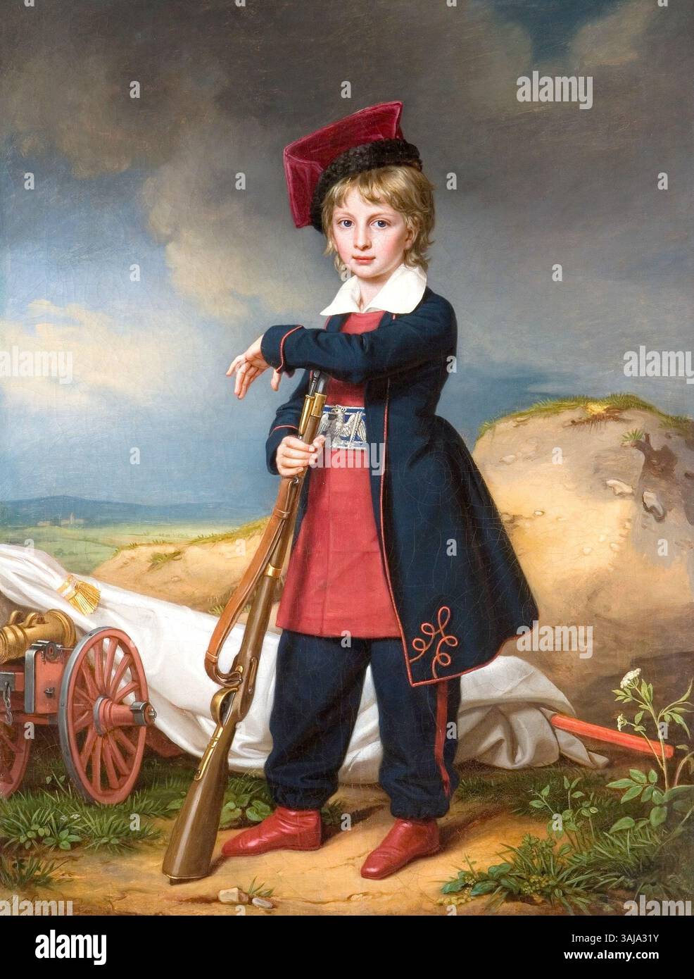 The 1819 portrait by Joseph Karl Stieler shows Napoleon François Joseph ...