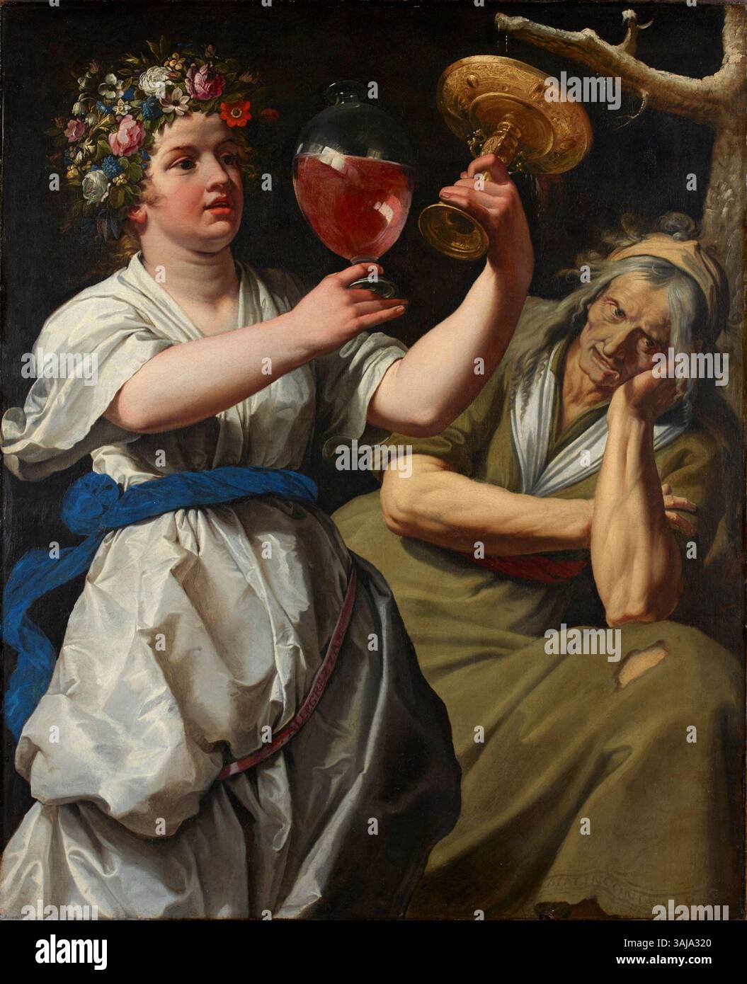 This 1628 oil on canvas by Abraham Janssens depicts an allegorical ...