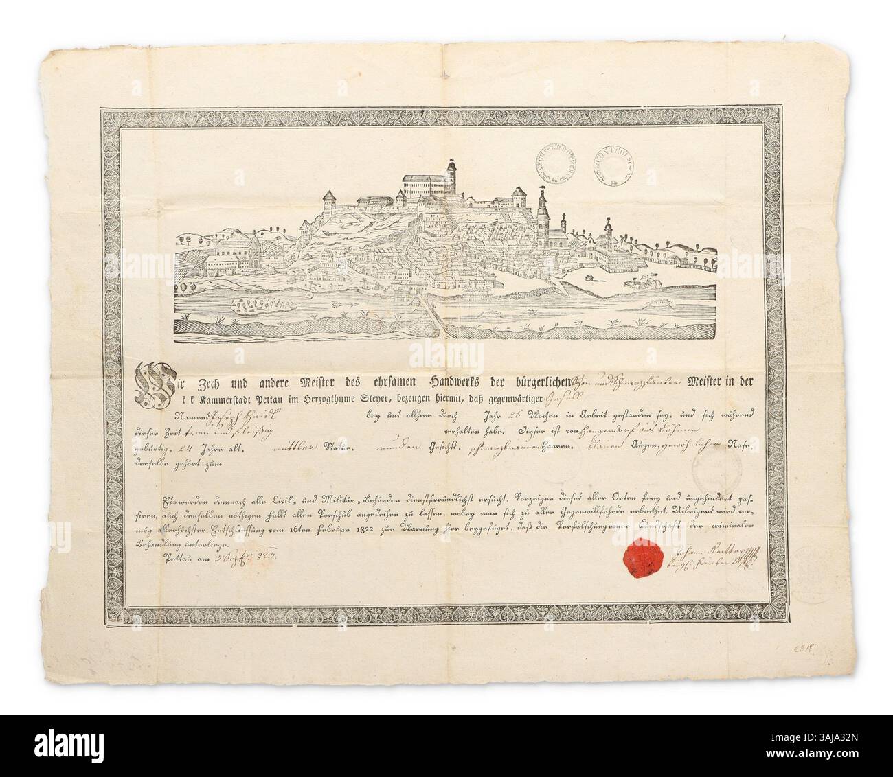 This document, dated May 3, 1820, records the apprenticeship ...