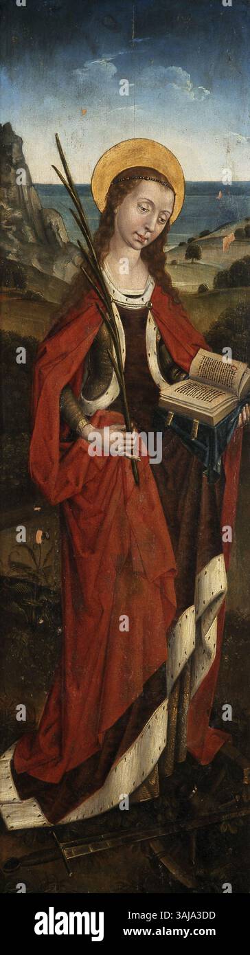 This painting, created between circa 1460 and 1480, depicts Saint ...