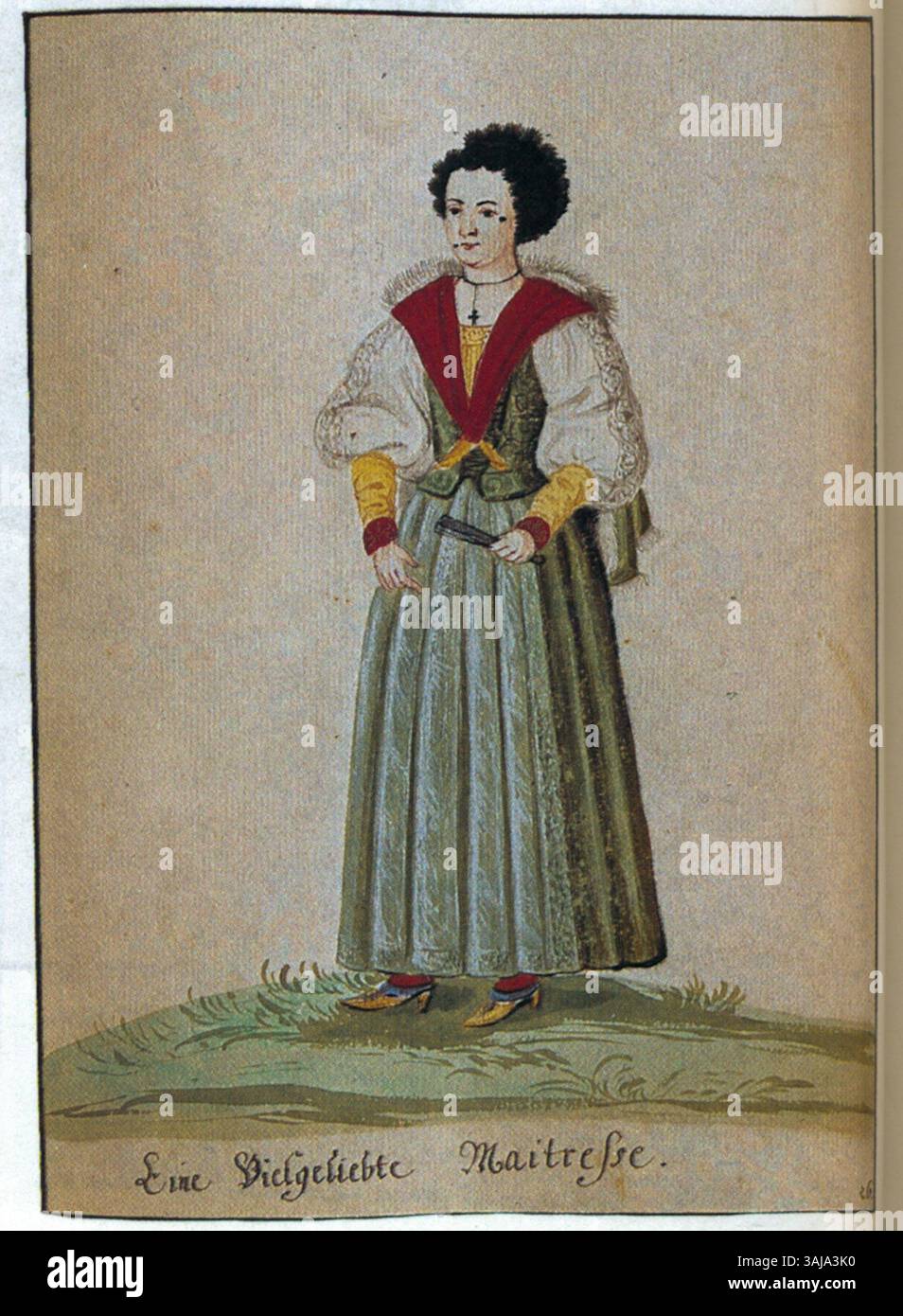 This 18th-century costume of a concubine in Transylvania, part of the ...
