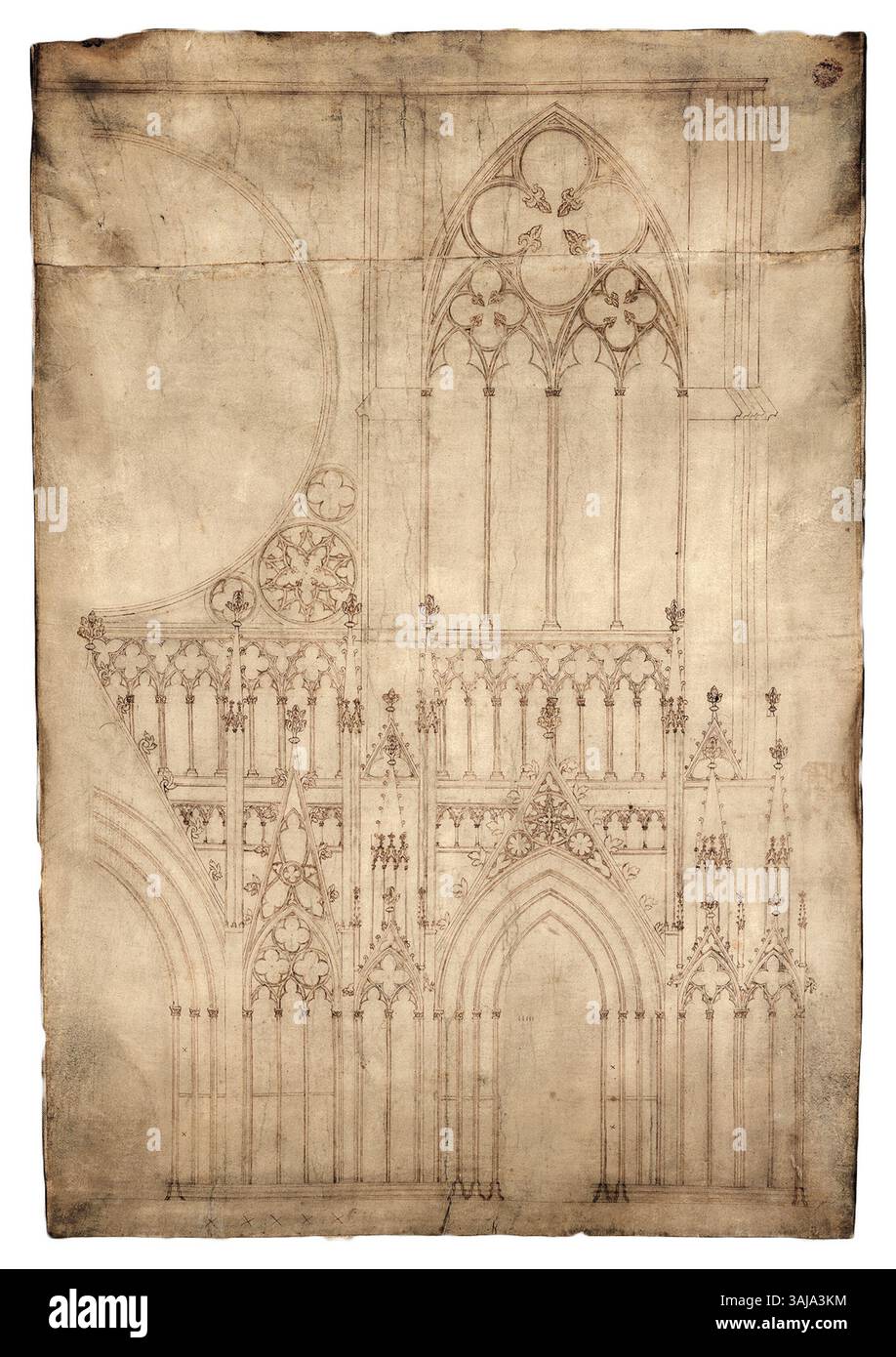 Drawing A' is one of the oldest surviving original architectural ...