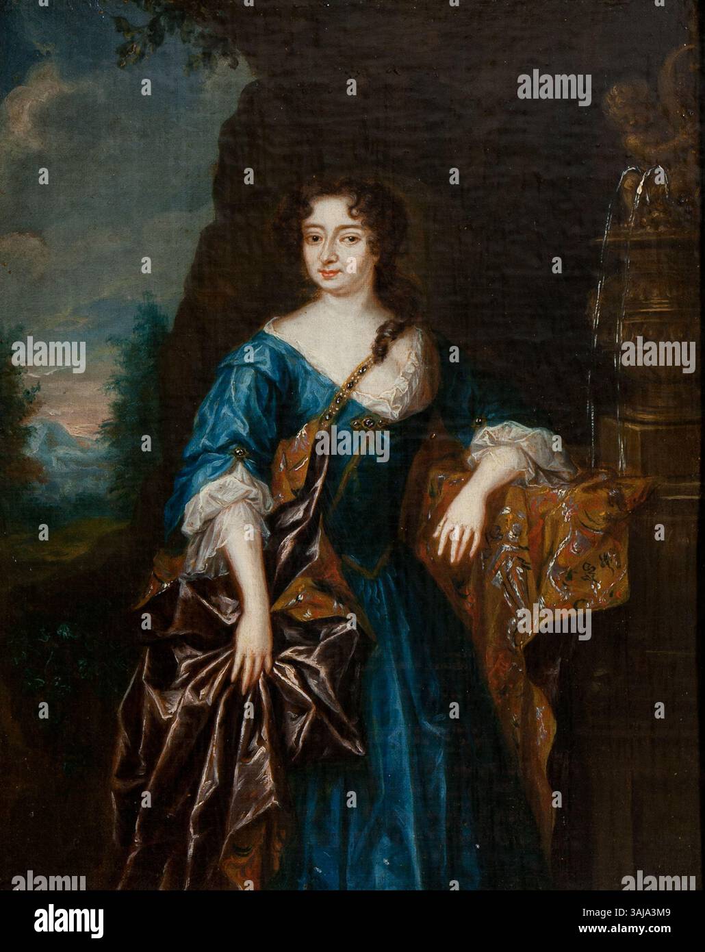 This portrait of Jane Wroth of Durants (d.1705), wife of Willem Graaf ...