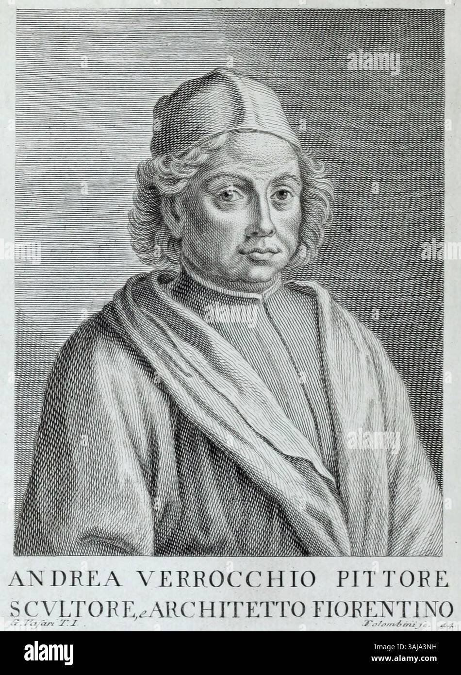 Ritratto di Andrea Verrocchio, an Italian portrait of the renowned ...