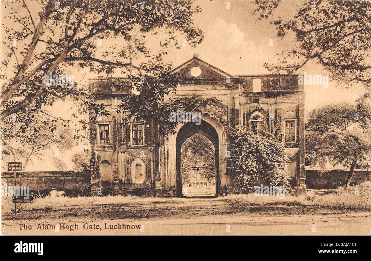 This early 20th-century postcard, printed in Saxony, showcases the Alam ...