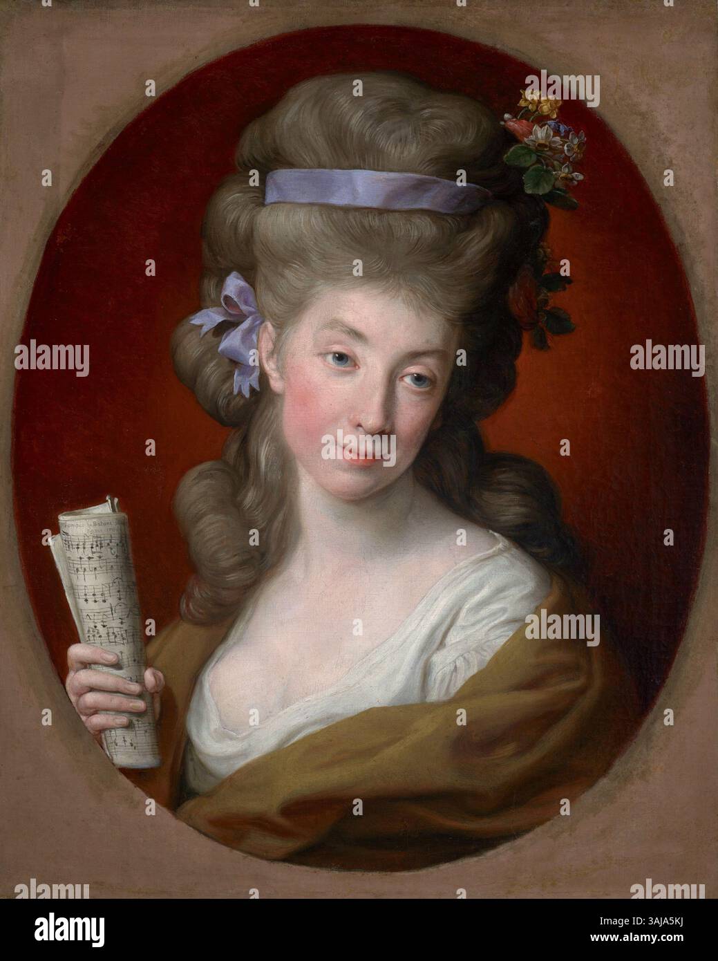 Pompeo Batoni's portrait of Izabela Potocka (1755-1783), painted in ...