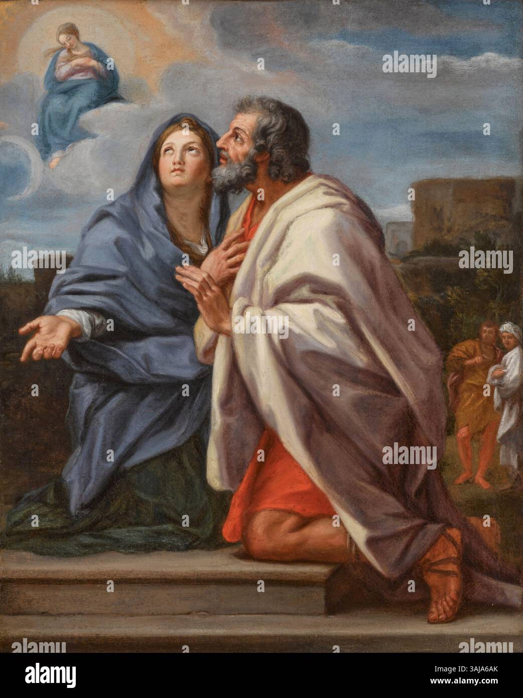The Vision of Joachim and Anne is an oil painting by Carlo Maratta ...