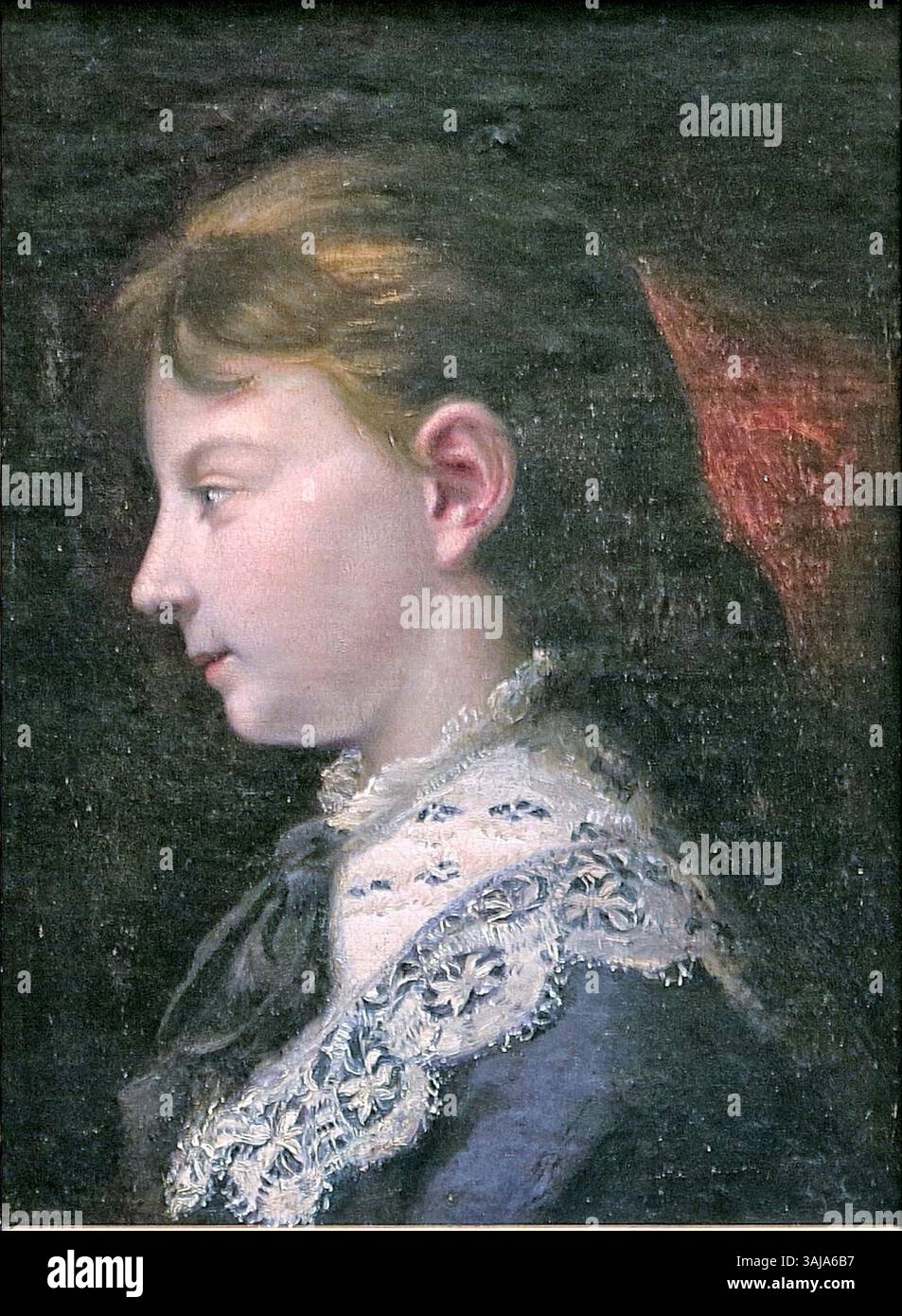 This portrait of Juliette Courbet, painted by Gustave Courbet between ...