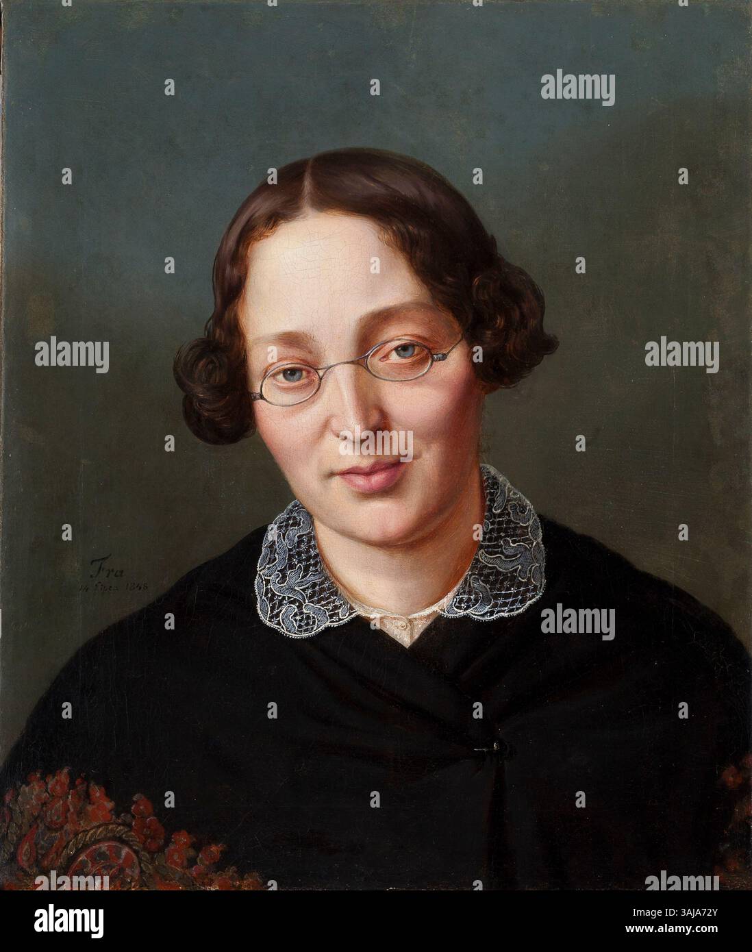 'Portret kobiety' (Portrait of a Woman) is an anonymous painting from ...