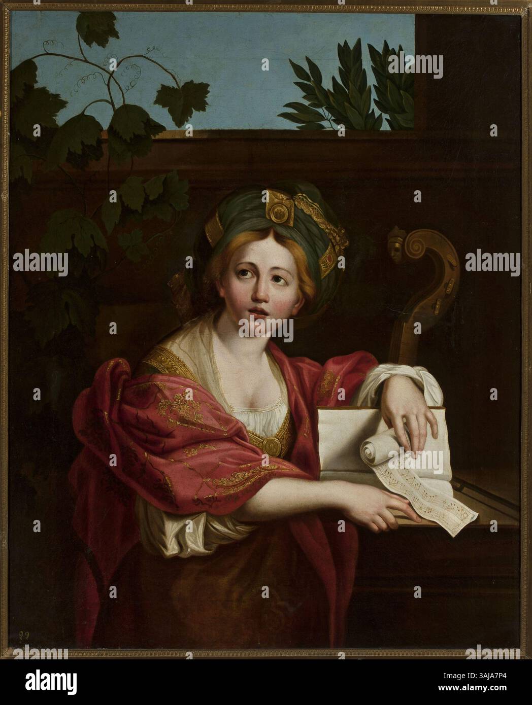 The 'Cumaean Sibyl' painting depicts the mythical figure of the Cumaean ...