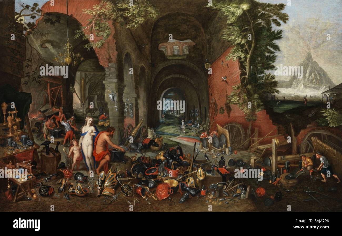 Attributed to Jan van Kessel the Younger, this painting 'Venus in the ...