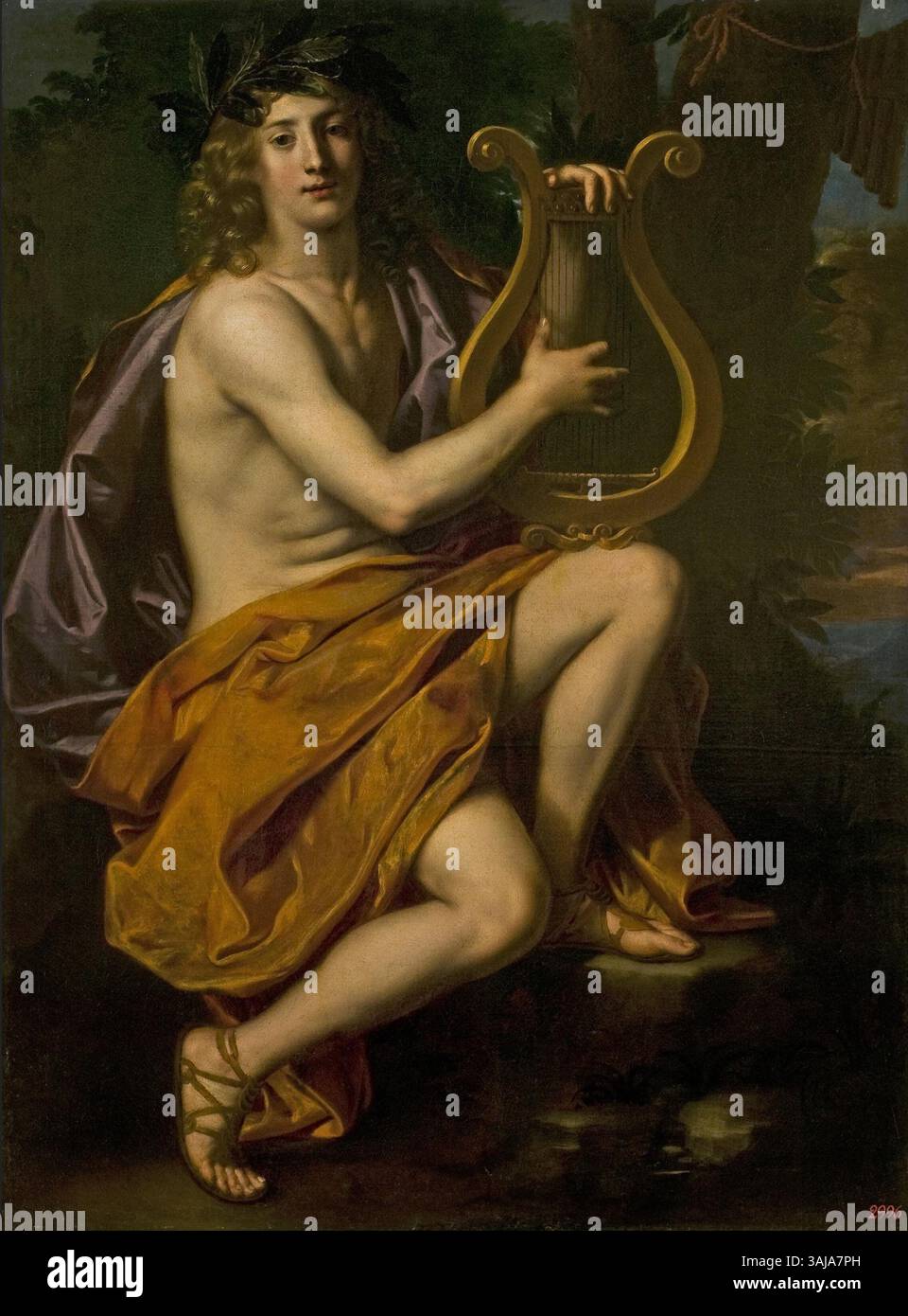'Apollo' painting by Nicolas Régnier, created between 1615 and 1667 ...