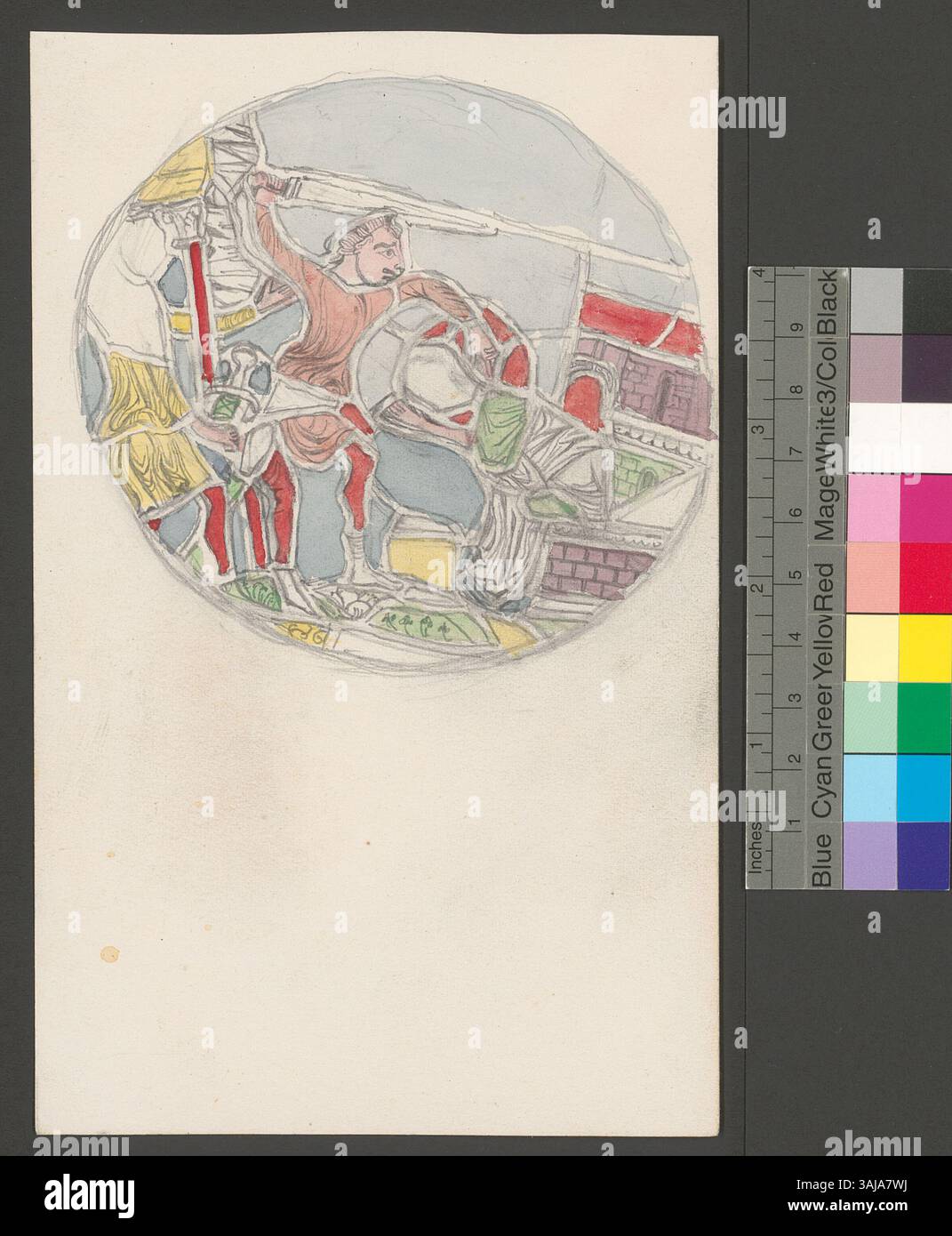 Johann Rudolf Rahn's painting depicts the beheading of John the Baptist ...