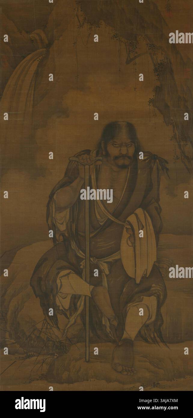 Yan Hui's painting depicts Iron-Crutch Li, a famous Taoist immortal ...