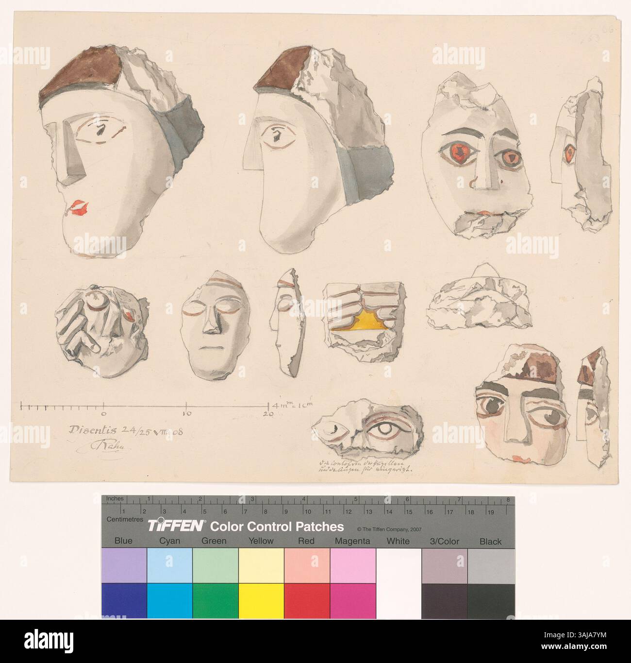 This illustration presents the excavated remains of early medieval ...