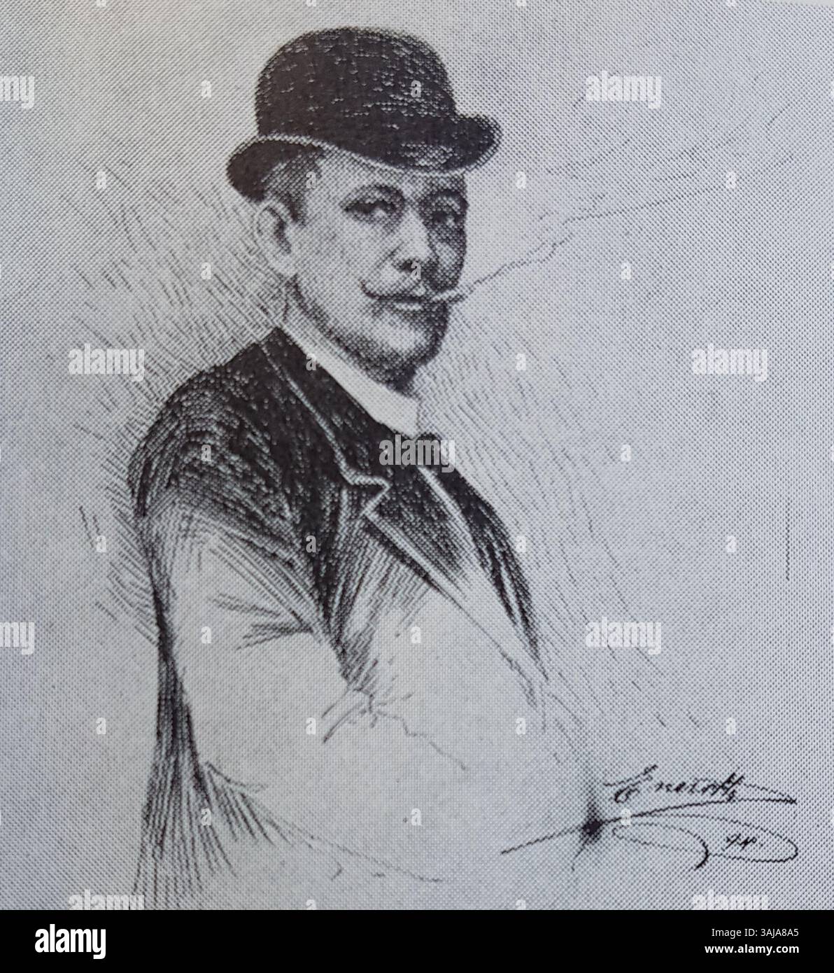 This 1894 drawing by Carl Hedelin, housed in the Royal Library ...