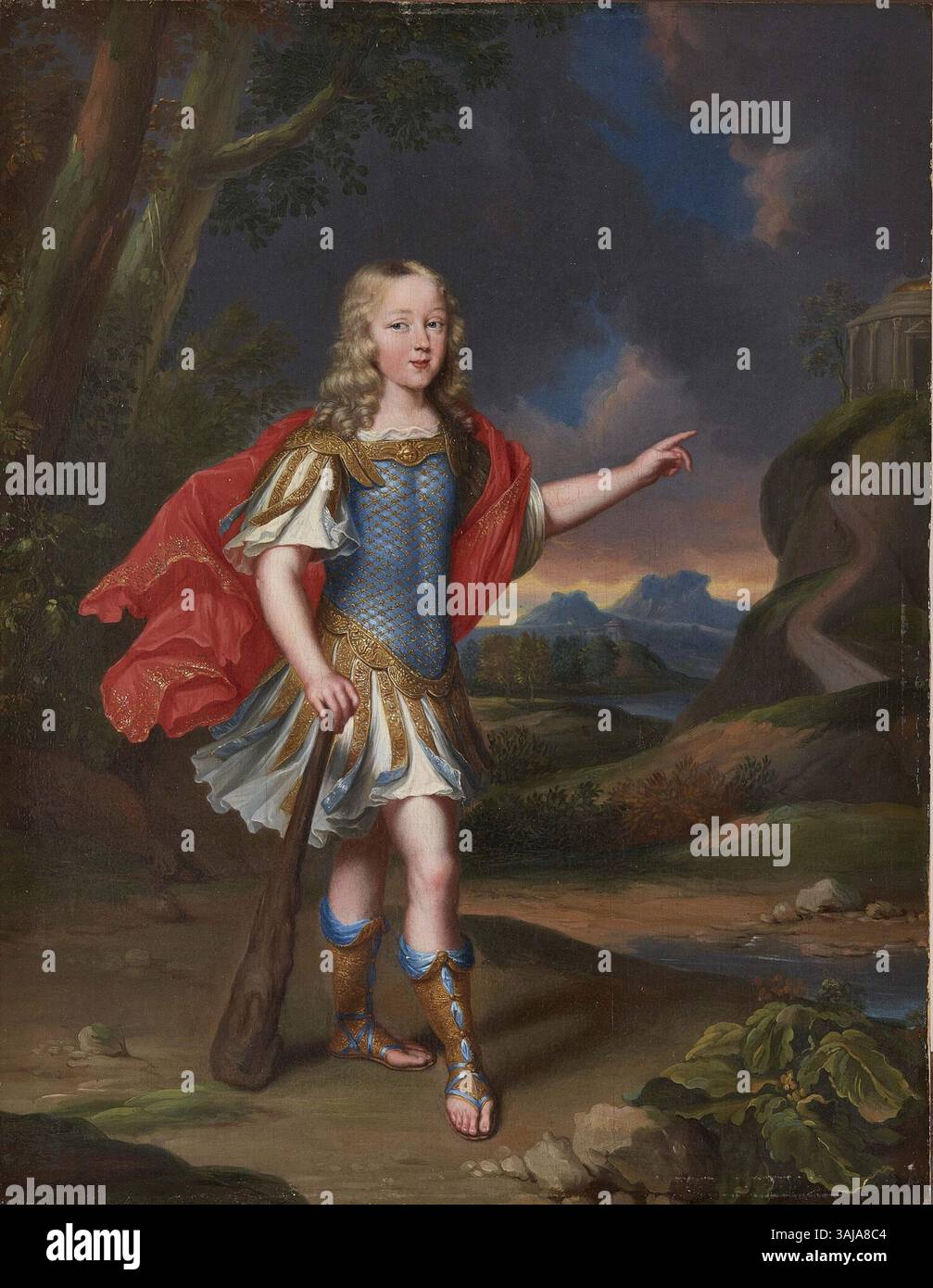 Portrait of Charles Paris, Comte de Saint-Pol, depicted as Hercules ...