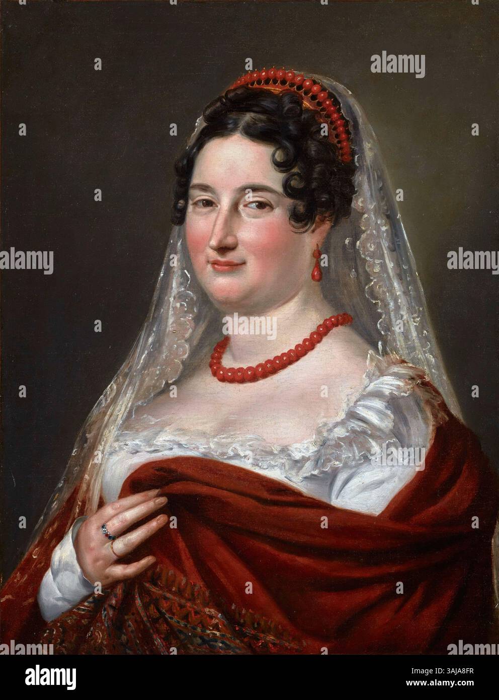 This 1817 painting by José de Madrazo y Agudo depicts María Escribano ...