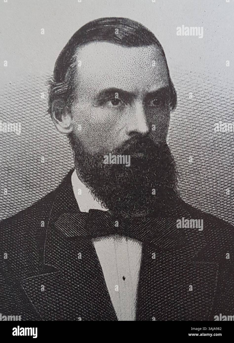 A portrait photograph of Albert Theodor Gellerstedt, a renowned Swedish ...