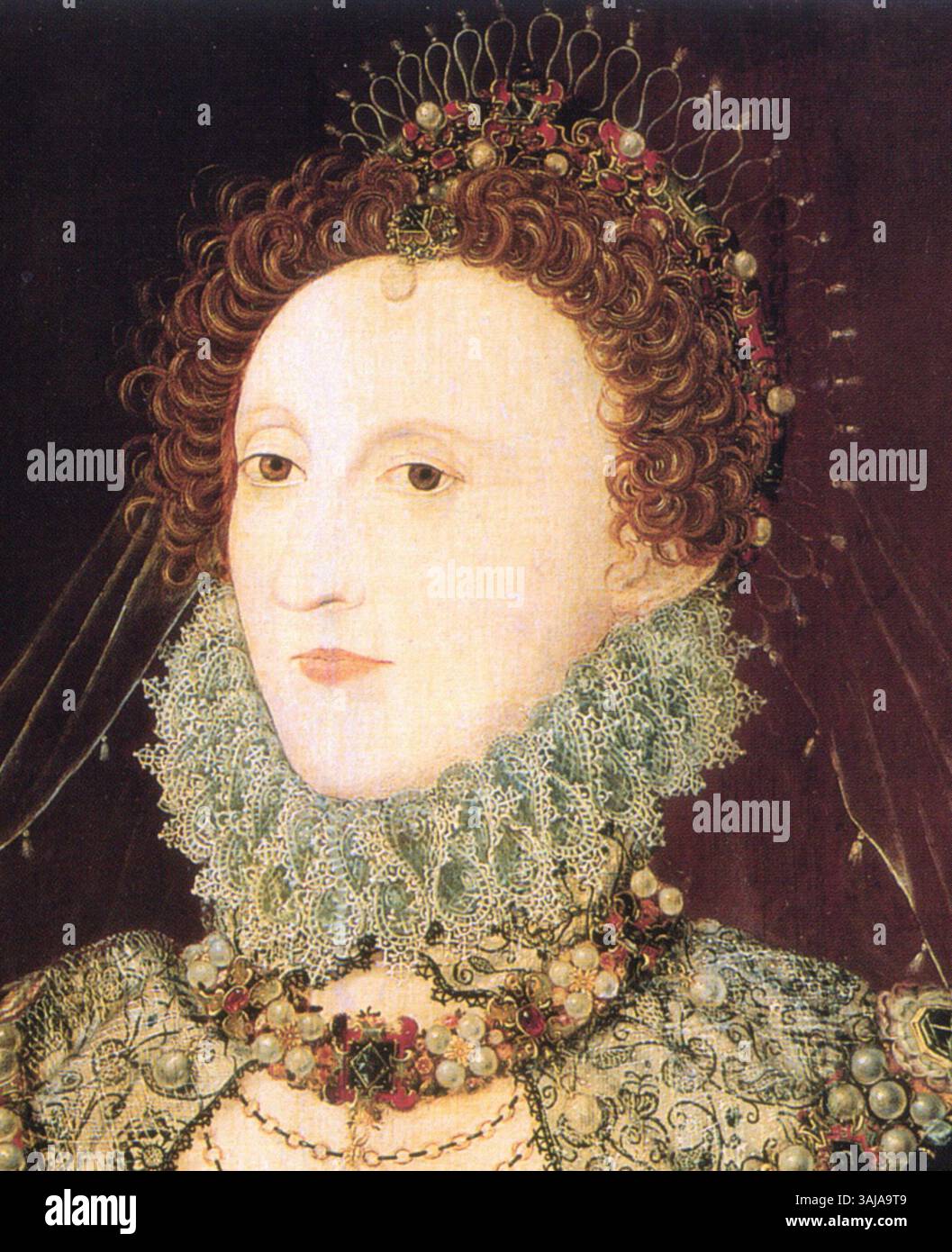 The 'Phoenix Portrait' of Queen Elizabeth I, attributed to Nicholas ...