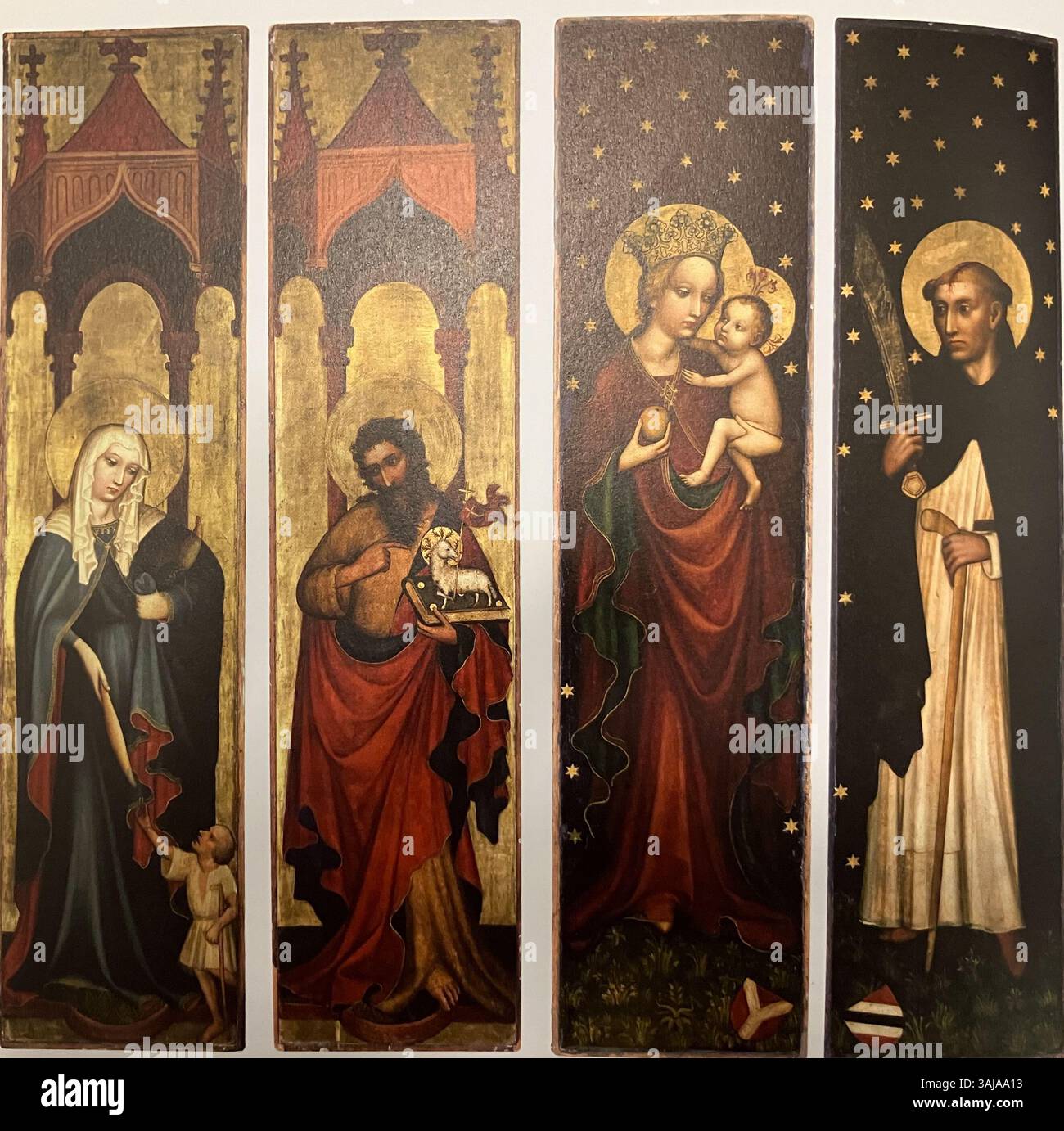 The 'Outer and Inner Wings of the Deichsler Altarpiece' (1415-1420) by ...